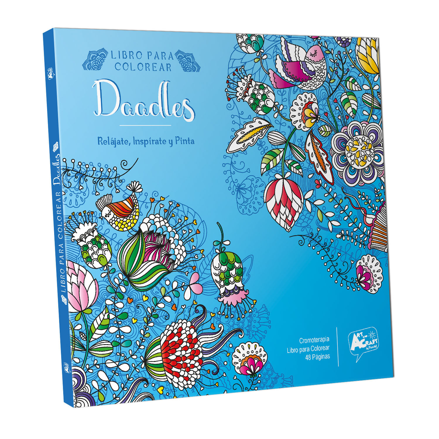 Libro De Cuentos Para Colorear Doodles 48 Hojas Art & Craft - Dimeiggs