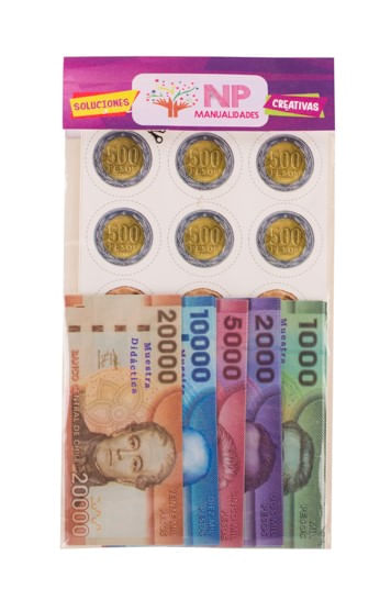 Set Escolar Billetes Y Monedas Np - Dimeiggs