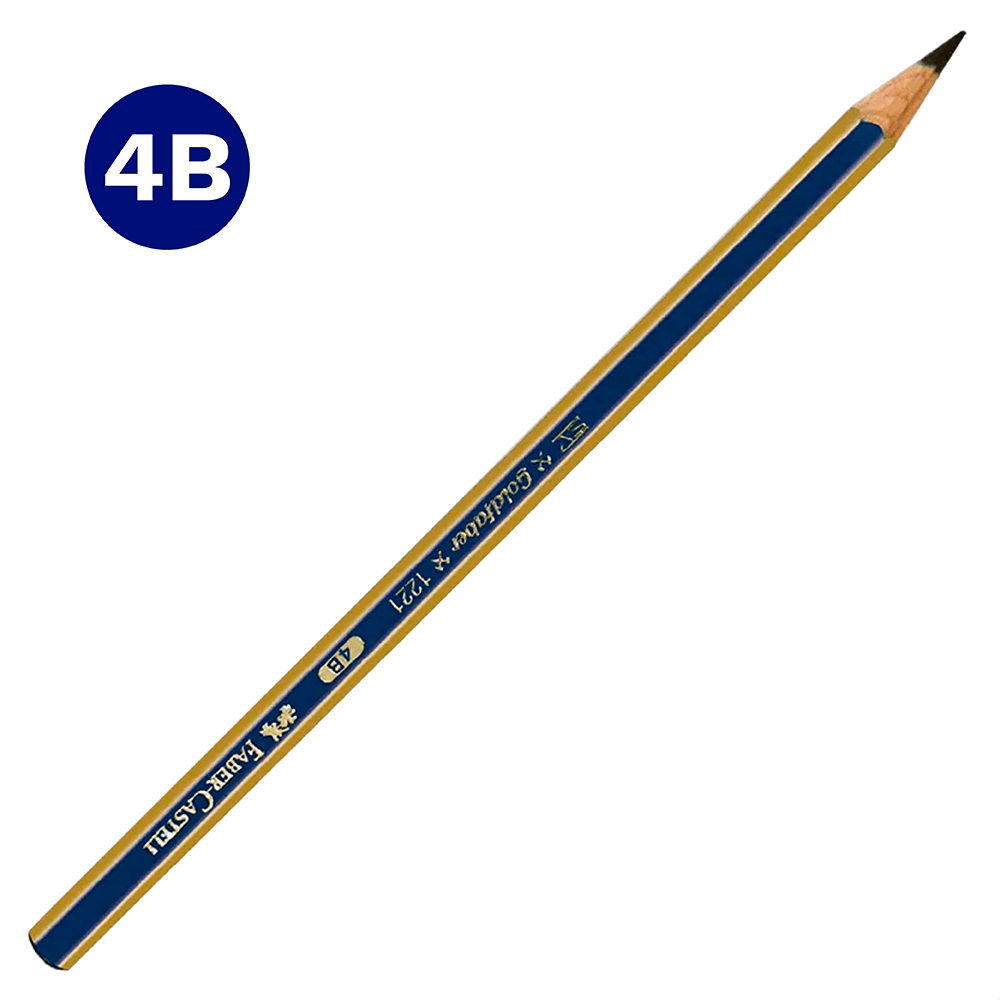 Lapiz Grafito 4B Tecnico Goldfaber Hexagonal 1 unidad Faber Castell ...