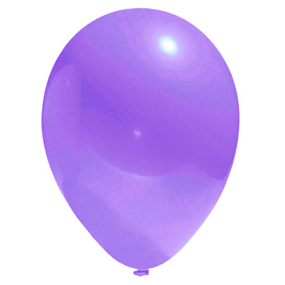 Globos Color Lila 25 Unidades N° 9 Big Party - Dimeiggs